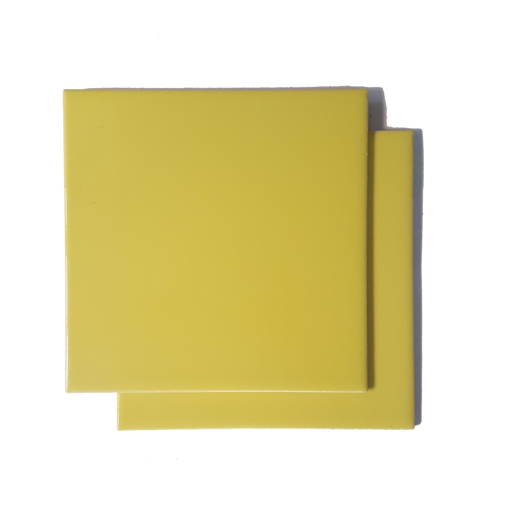 Azulejo 15x15 3,8mm -Amarillo Limón para mosaiquismo x unidad