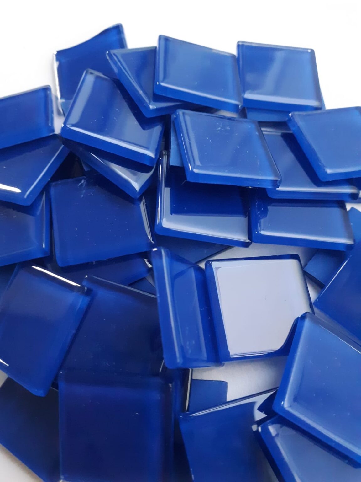 Teselas Vidrio Azul 2 x 2 x 100gr
